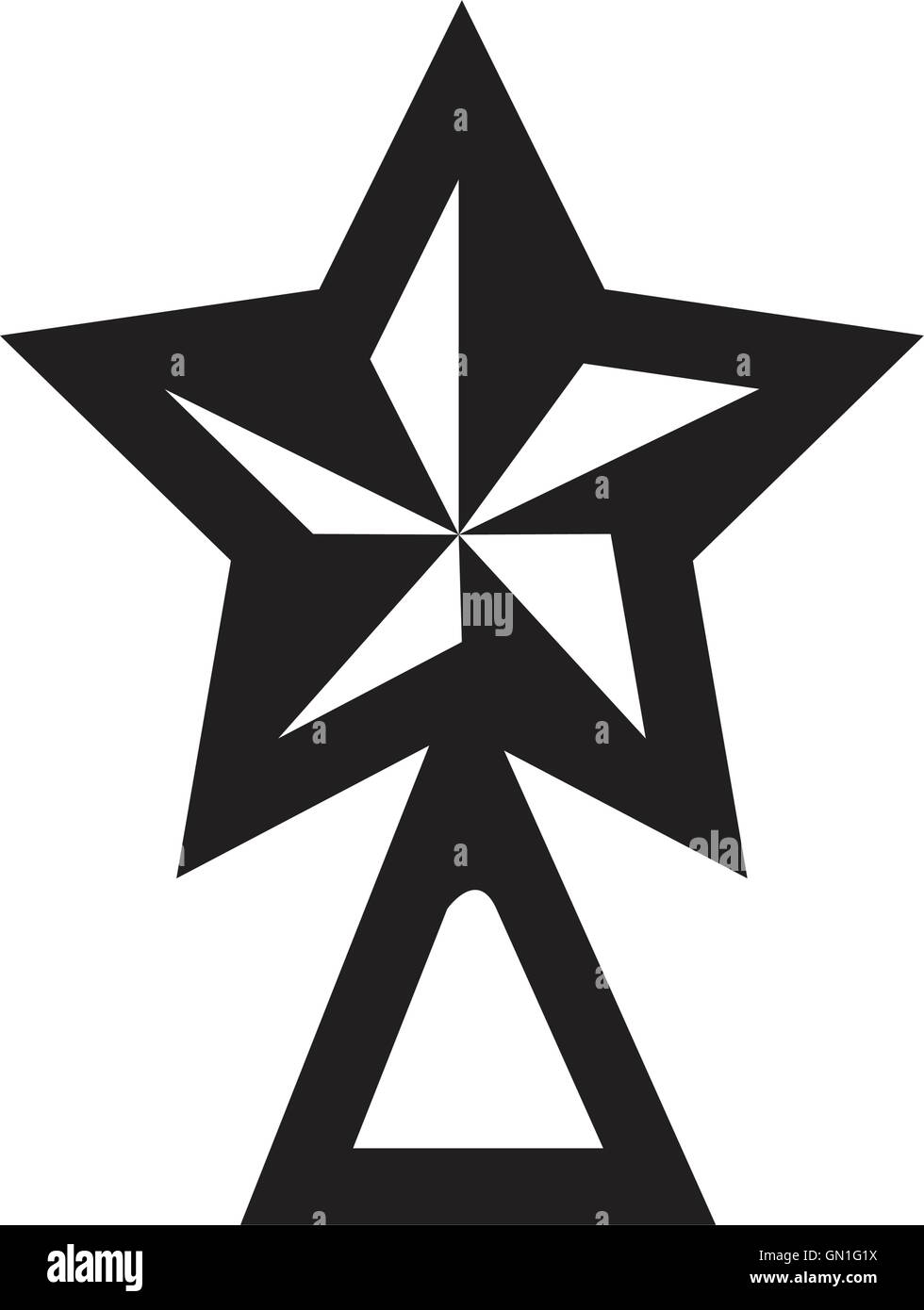 christmas star, vector Stock Vector Image & Art - Alamy