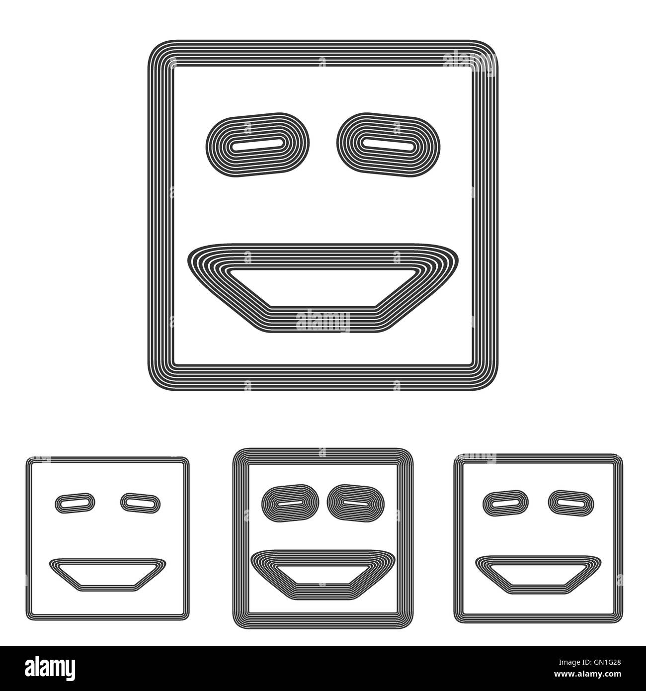 Laughing emoji Black and White Stock Photos & Images - Alamy