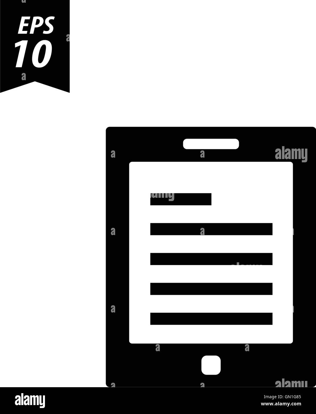 Center tablet Stock Vector Images - Alamy