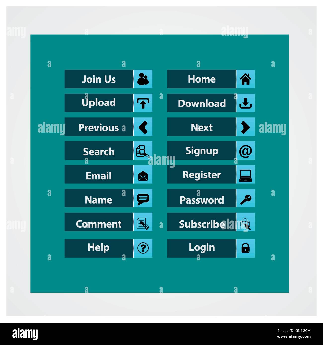 Web scroll bar Cut Out Stock Images & Pictures - Alamy