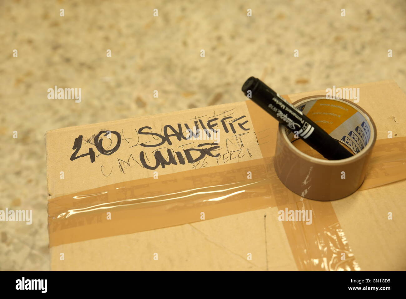 Roma, Italy. 27th Aug, 2016. Following the earthquake Central Italy was ...