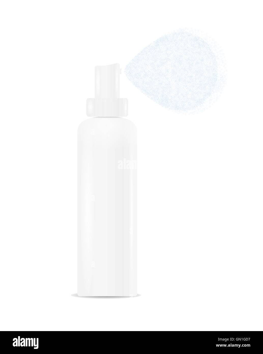 White plastic perfume bottle Cut Out Stock Images & Pictures - Alamy