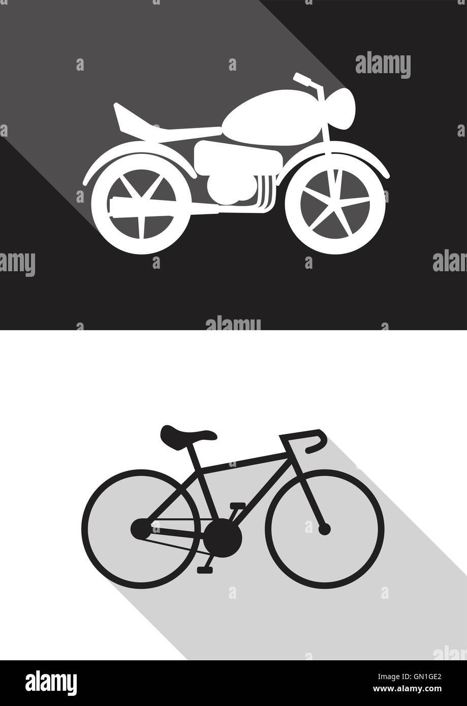 Shadow cycle Stock Vector Images - Alamy