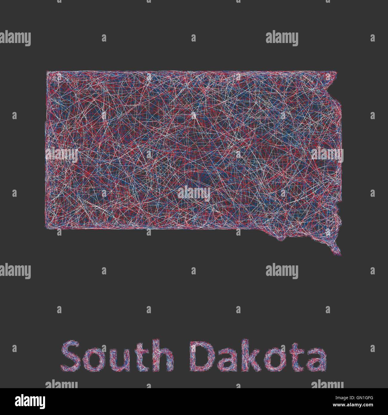 Sioux falls south dakota Stock Vector Images - Alamy