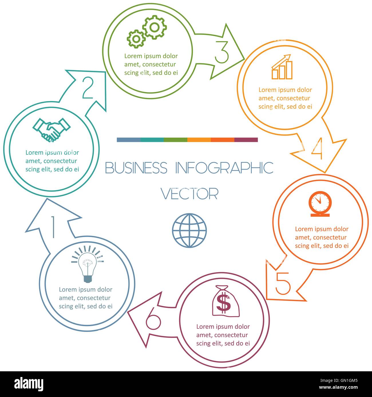 Process arrow chart hi-res stock photography and images - Alamy