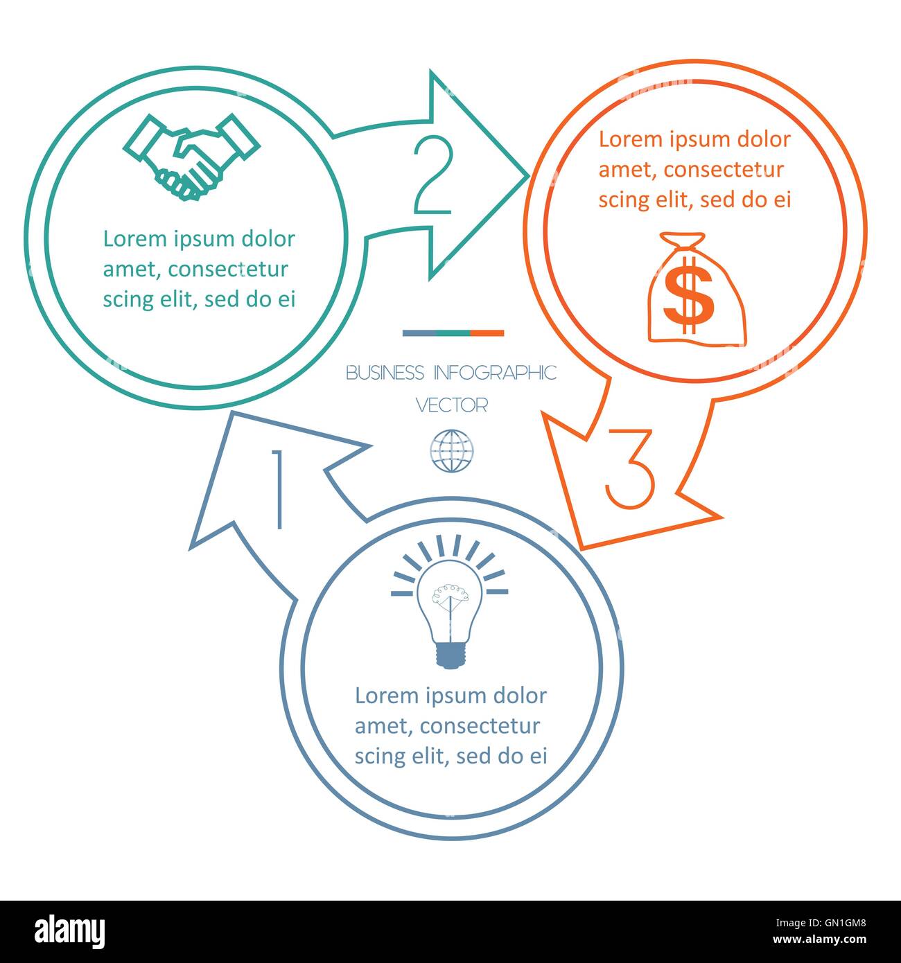 Process arrow chart hi-res stock photography and images - Alamy
