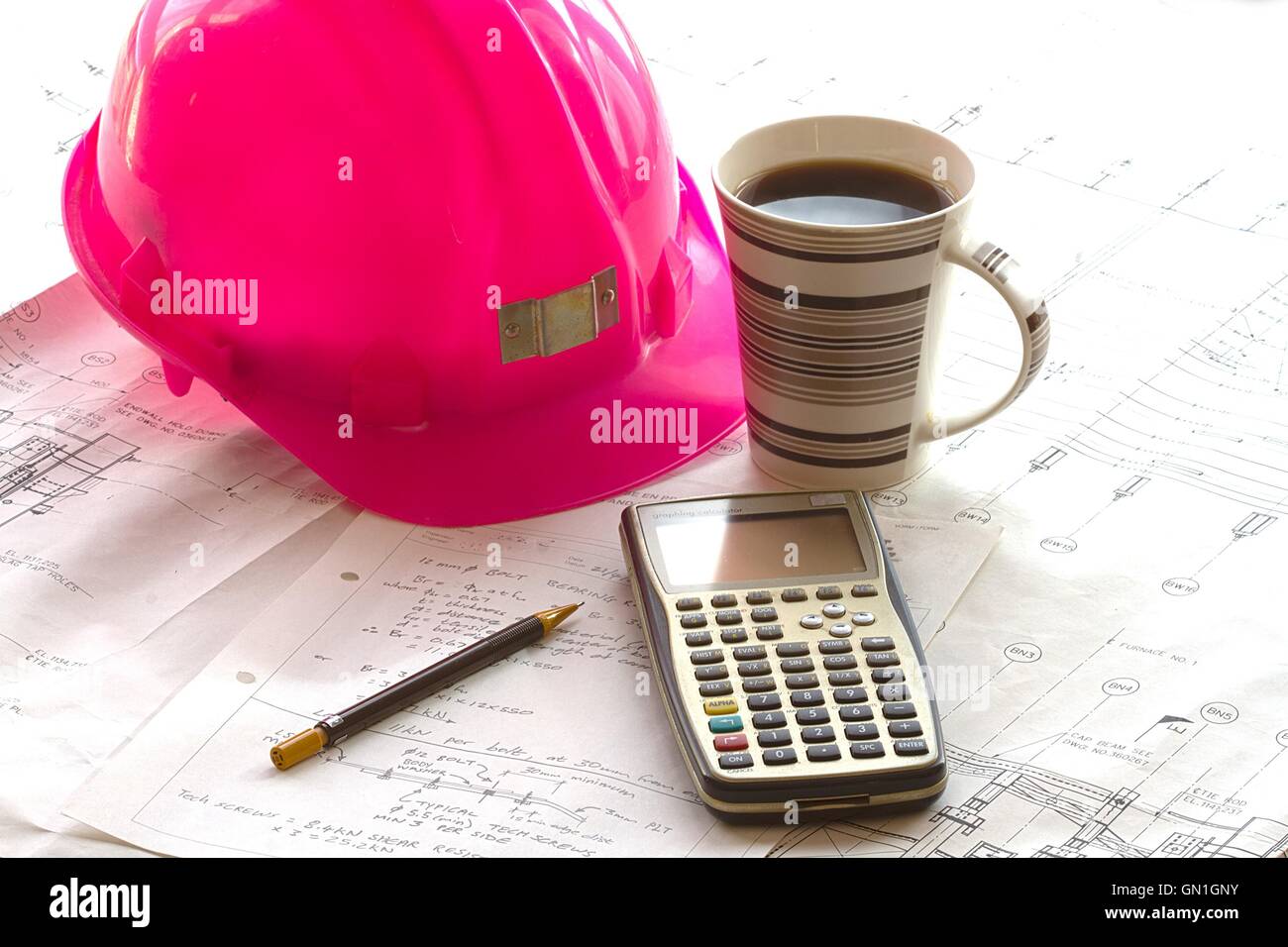 Woman in pink coffee hi-res stock photography and images - Alamy