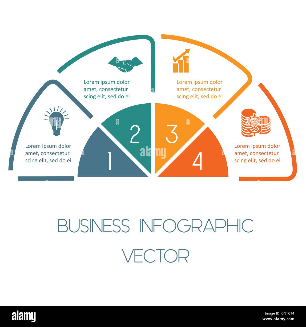 Template text areas on four positions hi-res stock photography and ...