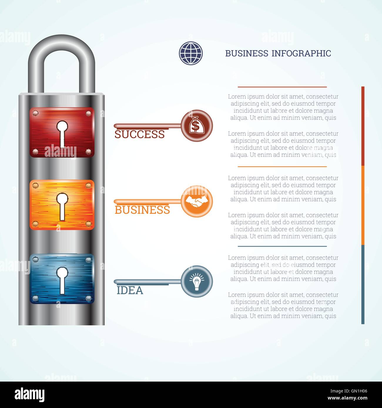 Abstract Creative concept vector business infographics, template ...