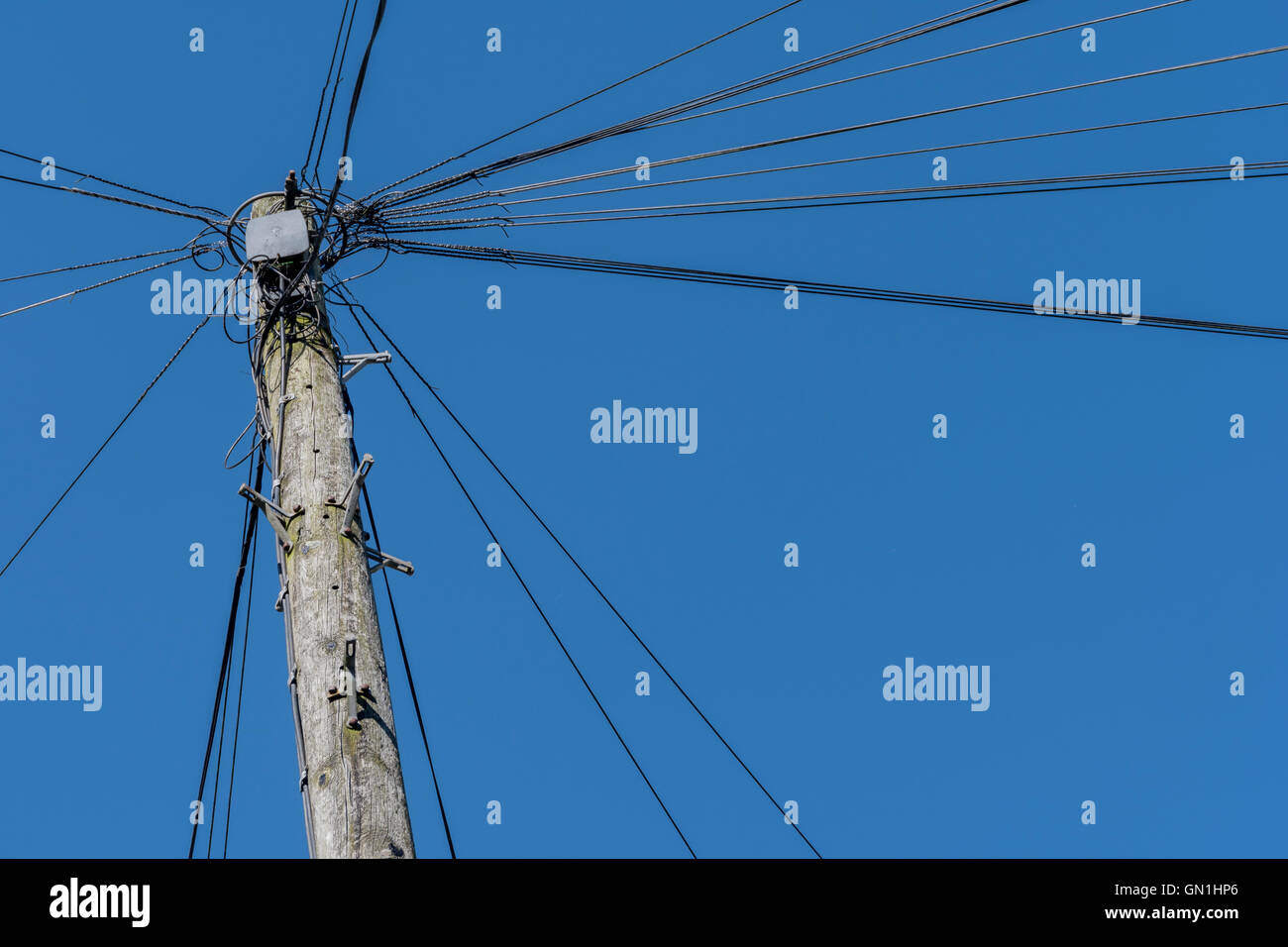 BT / Telephone cabling / telegraph pole - as visual metaphor for ...
