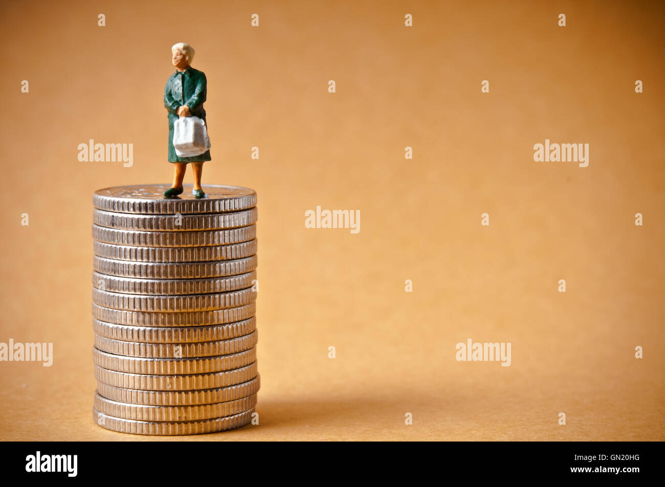 retirement and savings for pension concept Stock Photo - Alamy