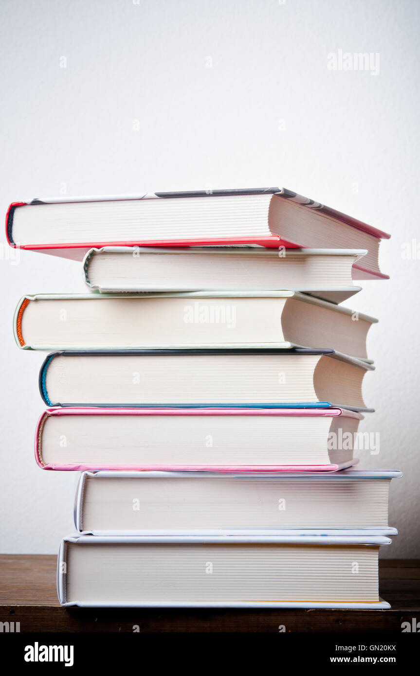 stack of books Stock Photo - Alamy