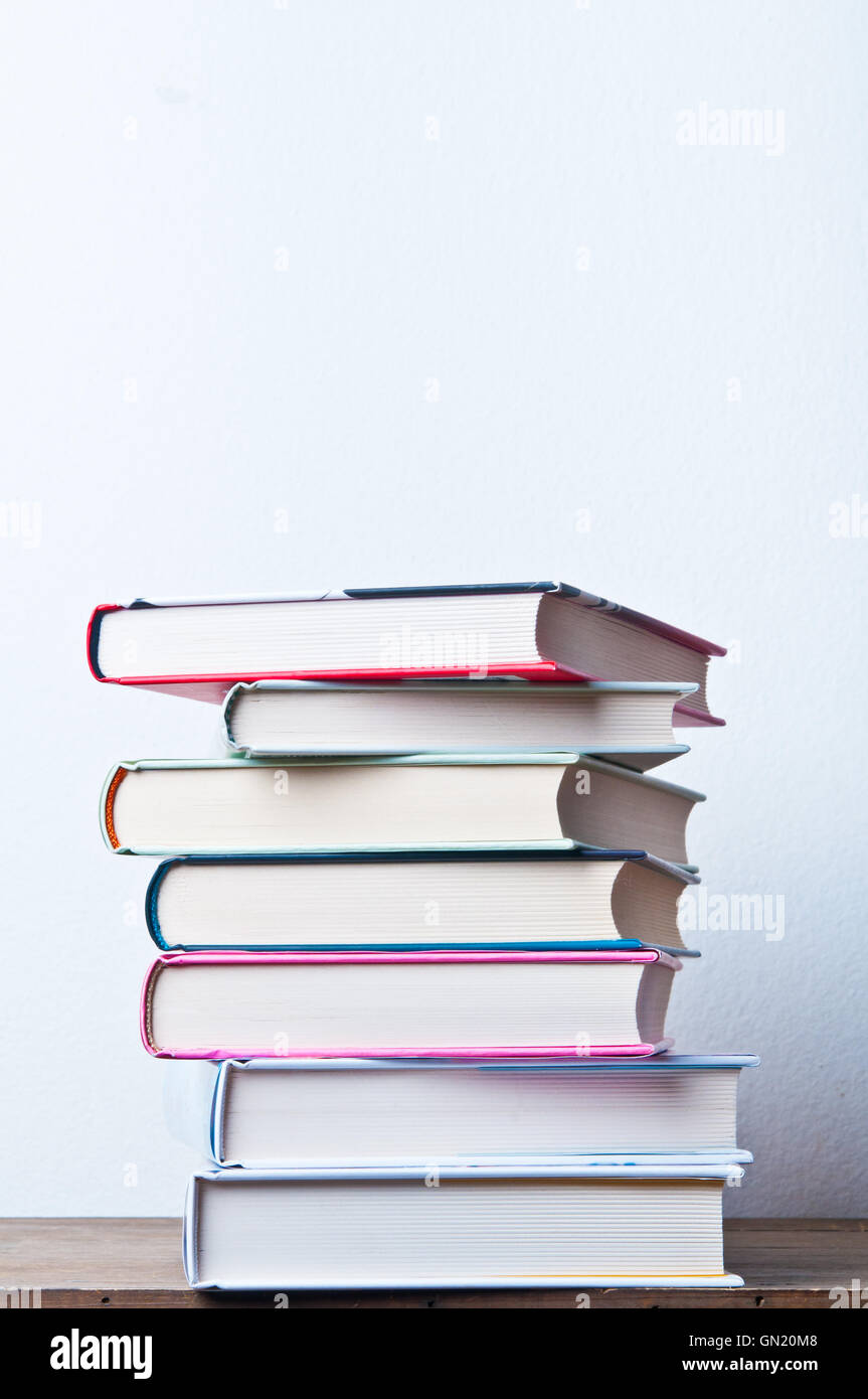 stack of books Stock Photo - Alamy
