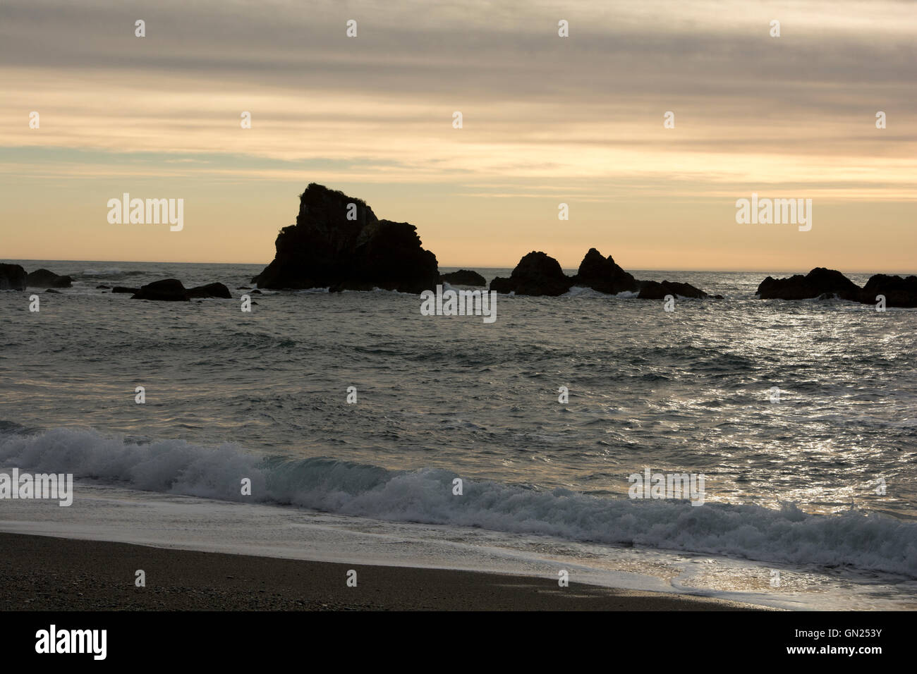 An easy walk through fantastic coastal forest leads to the remote Monro ...