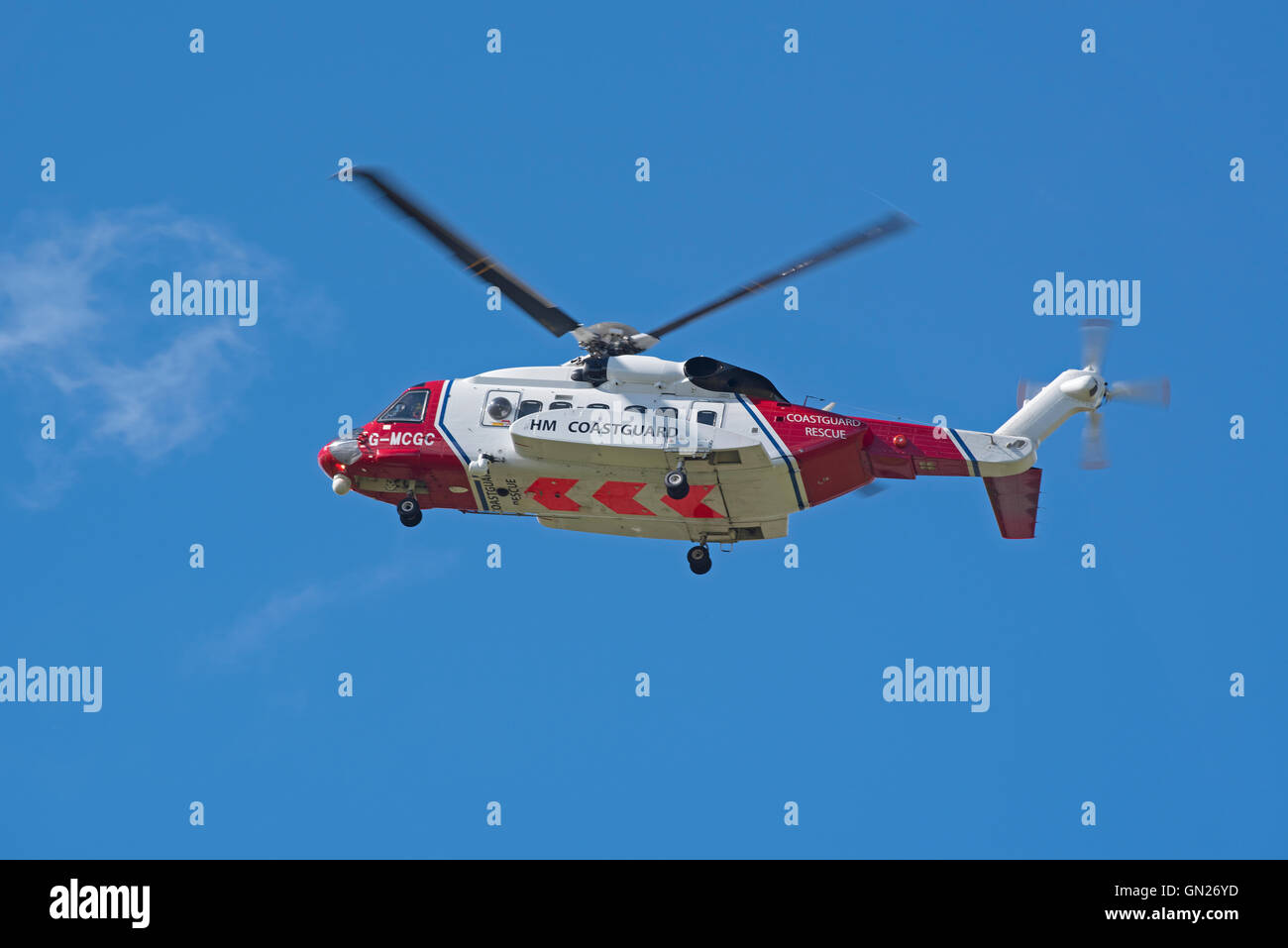Sikorsky S-92A Coastguard SAR Helicopter (G-MCGC) based at Inverness ...