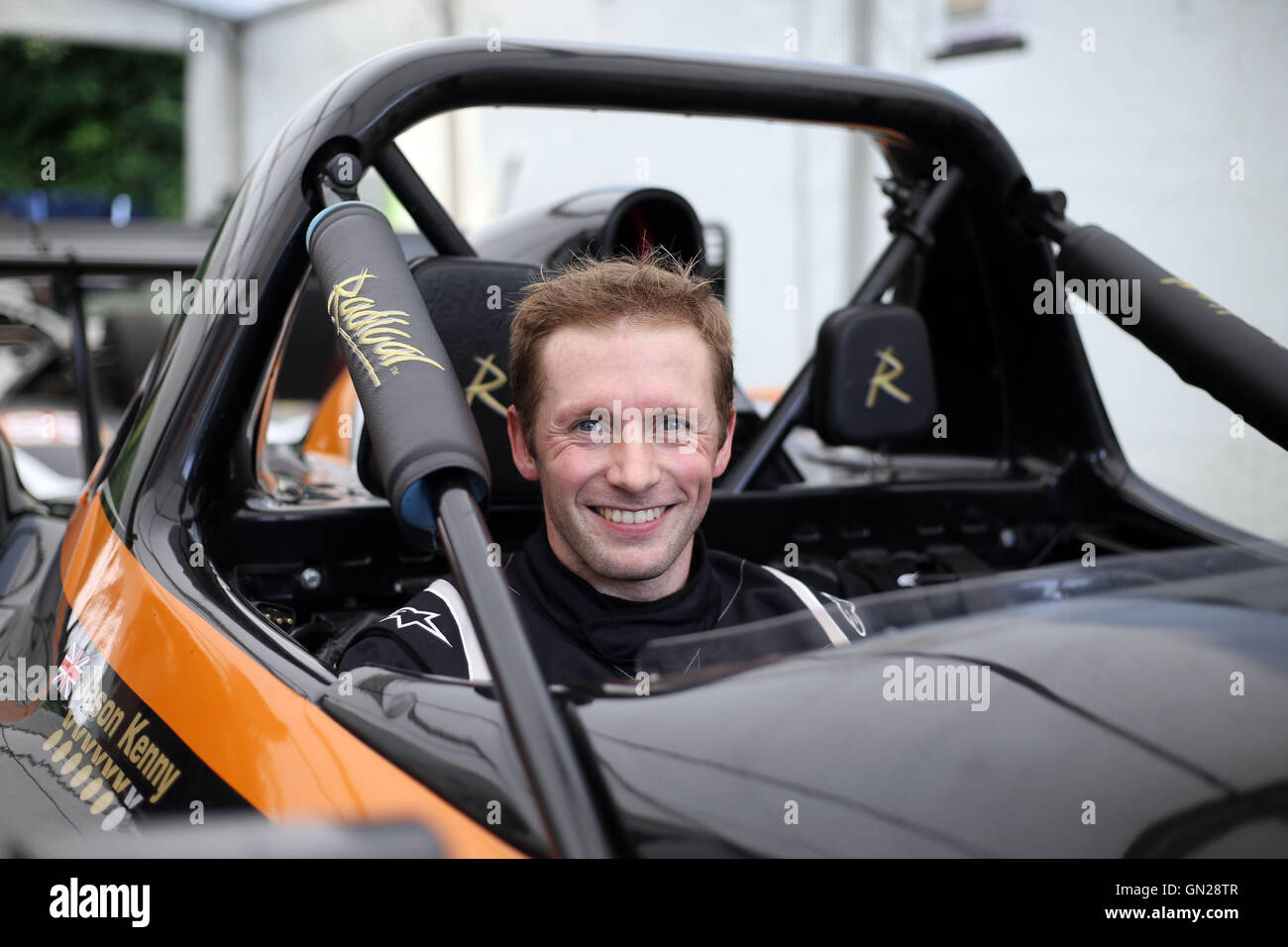 Olympic gold medal-winning cyclist Jason Kenny sits in a Radical SR3 ...