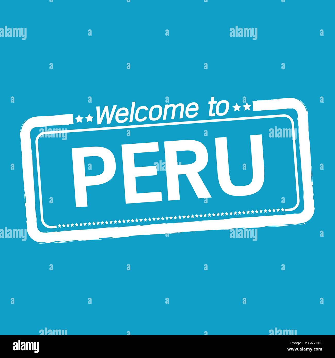 Welcome to PERU illustration design Stock Vector Image & Art - Alamy