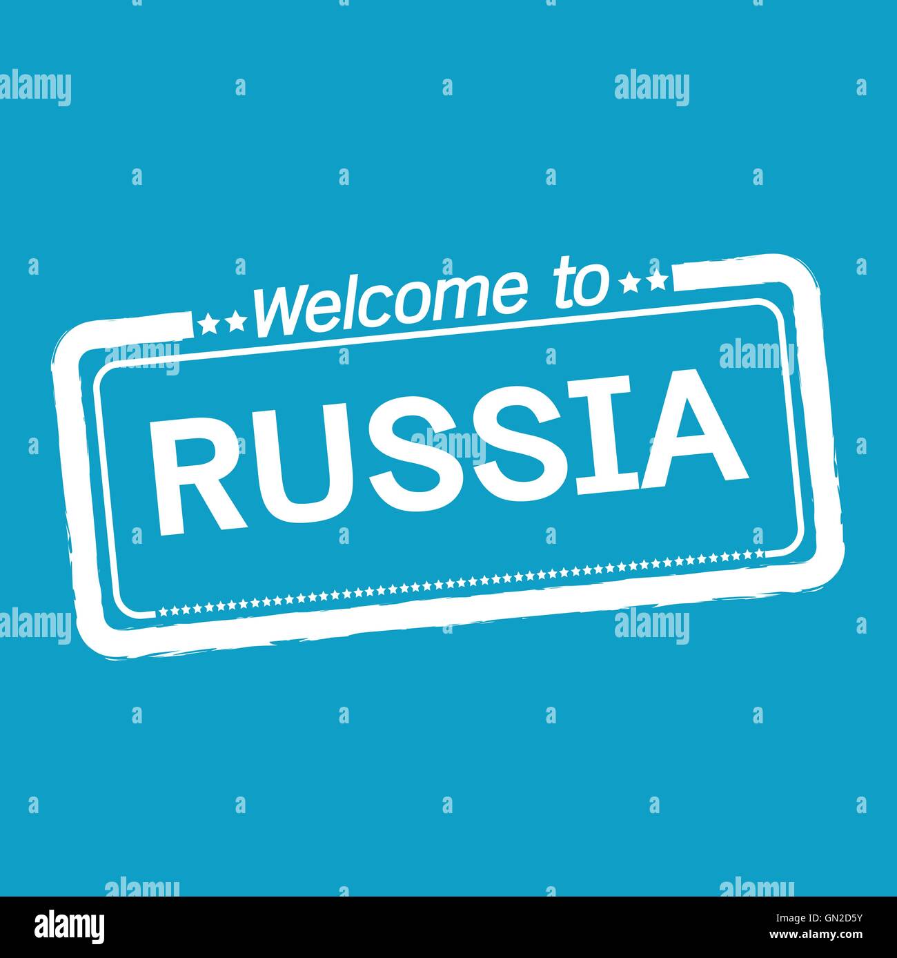 Welcome to RUSSIA illustration design Stock Vector Image & Art - Alamy