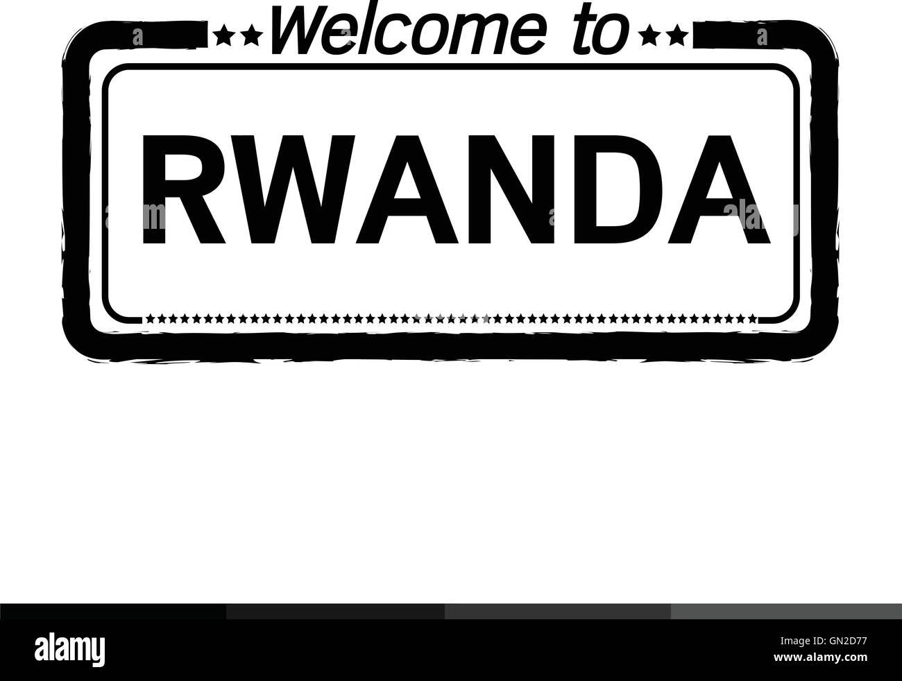 Welcome to RWANDA illustration design Stock Vector Image & Art - Alamy