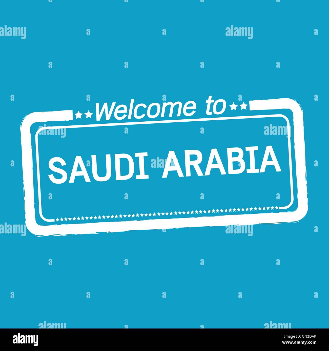 Welcome to SAUDI ARABIA illustration design Stock Vector Image & Art ...