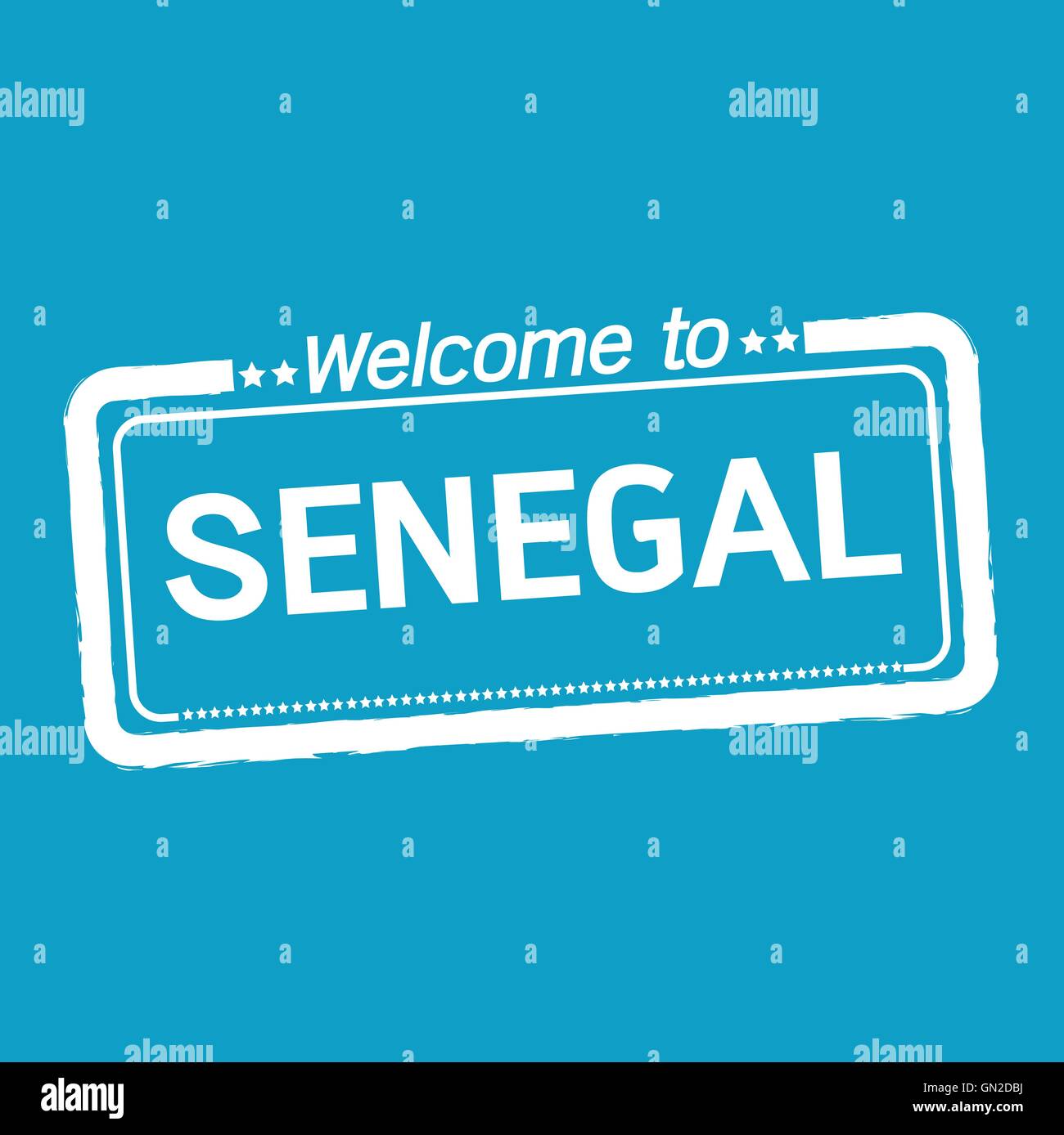 Welcome to SENEGAL illustration design Stock Vector Image & Art - Alamy