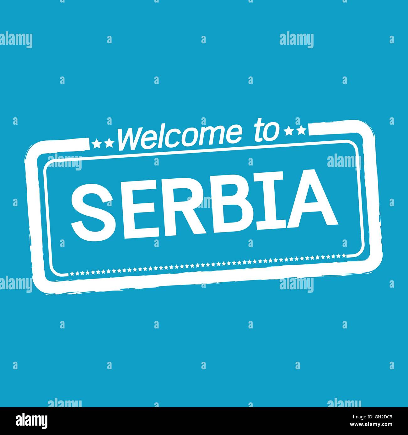 Serbia stamp Stock Vector Images - Alamy