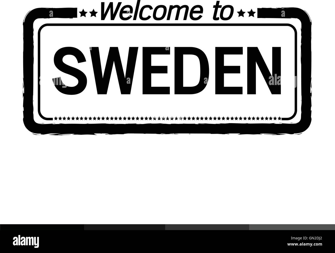 Welcome to sweden Stock Vector Images - Alamy