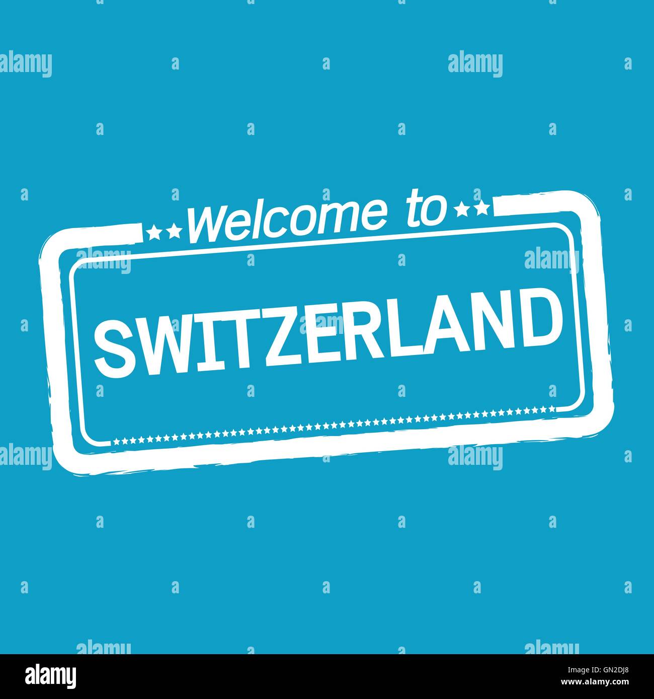Welcome to SWITZERLAND illustration design Stock Vector Image & Art - Alamy