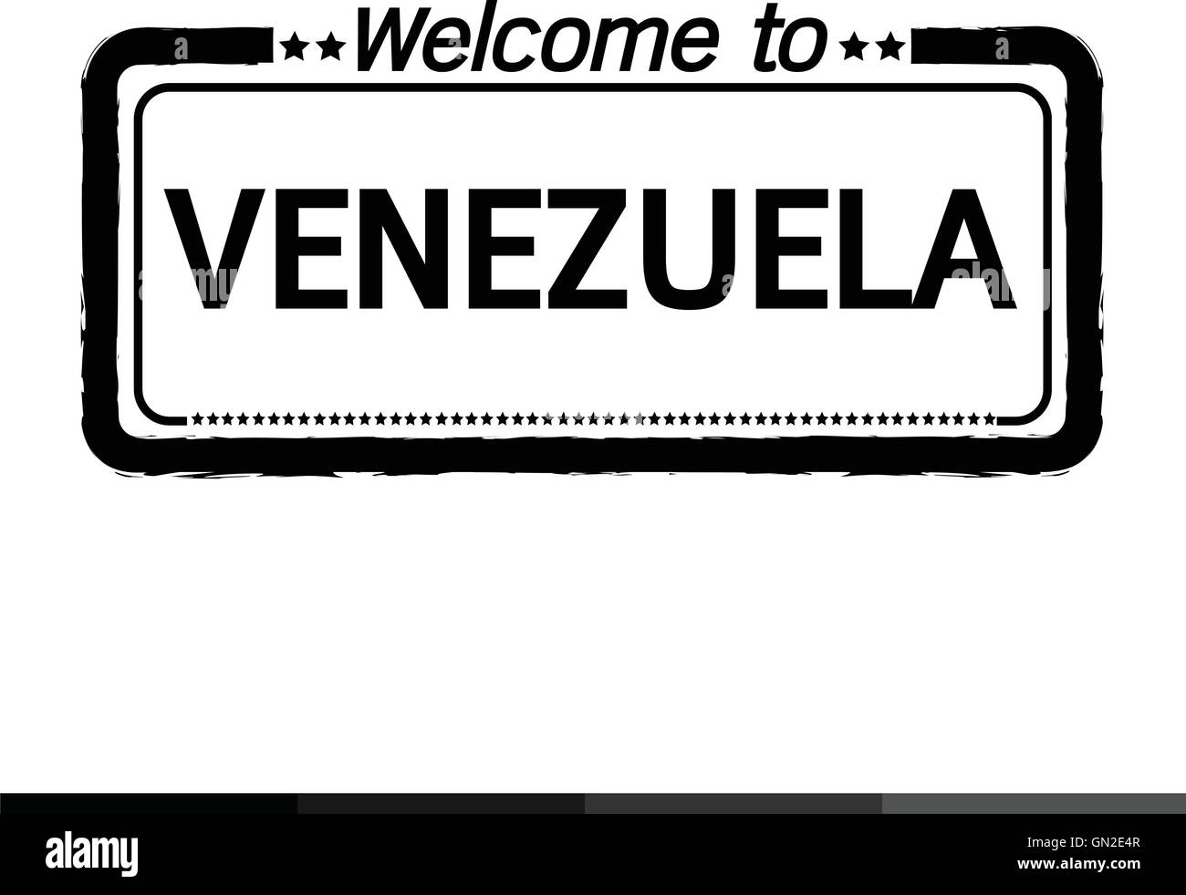 Welcome to venezuela Stock Vector Images - Alamy
