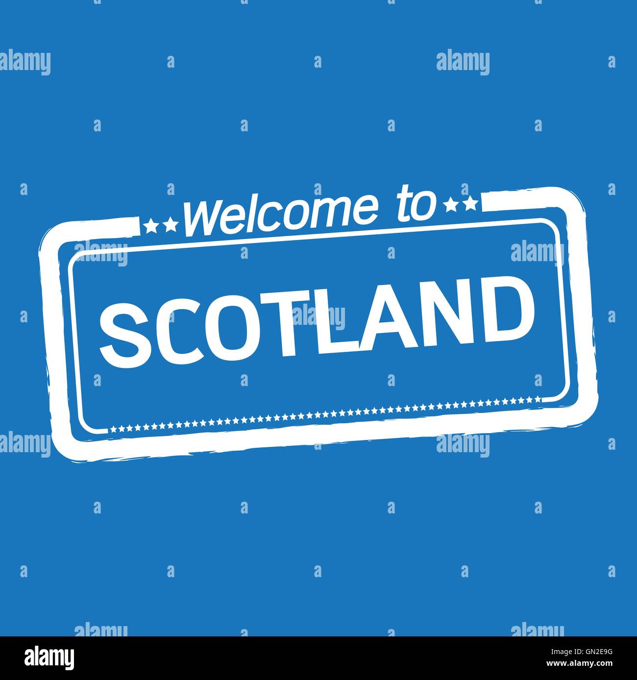 Welcome to scotland Stock Vector Images - Alamy