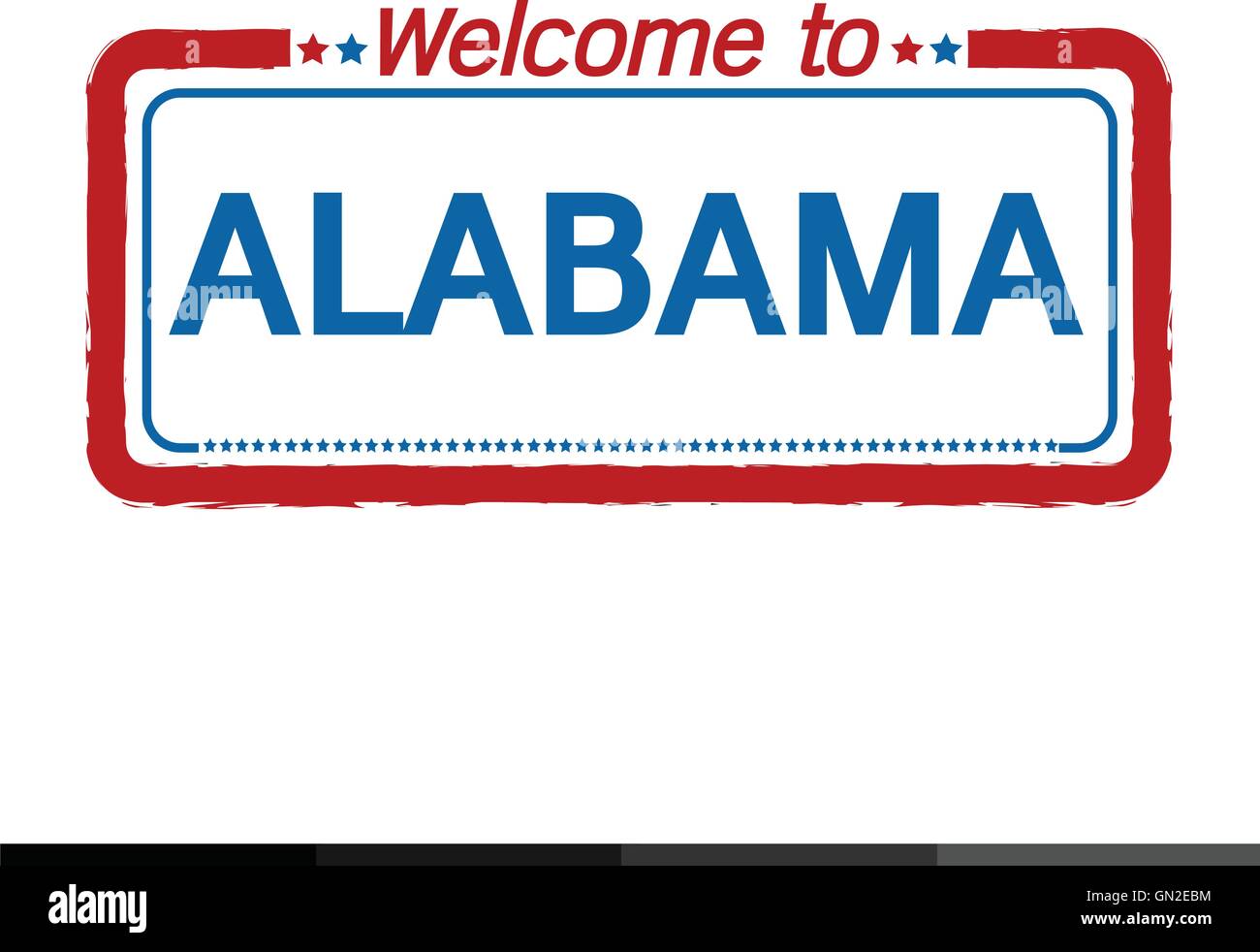Welcome to alabama sign Stock Vector Images - Alamy