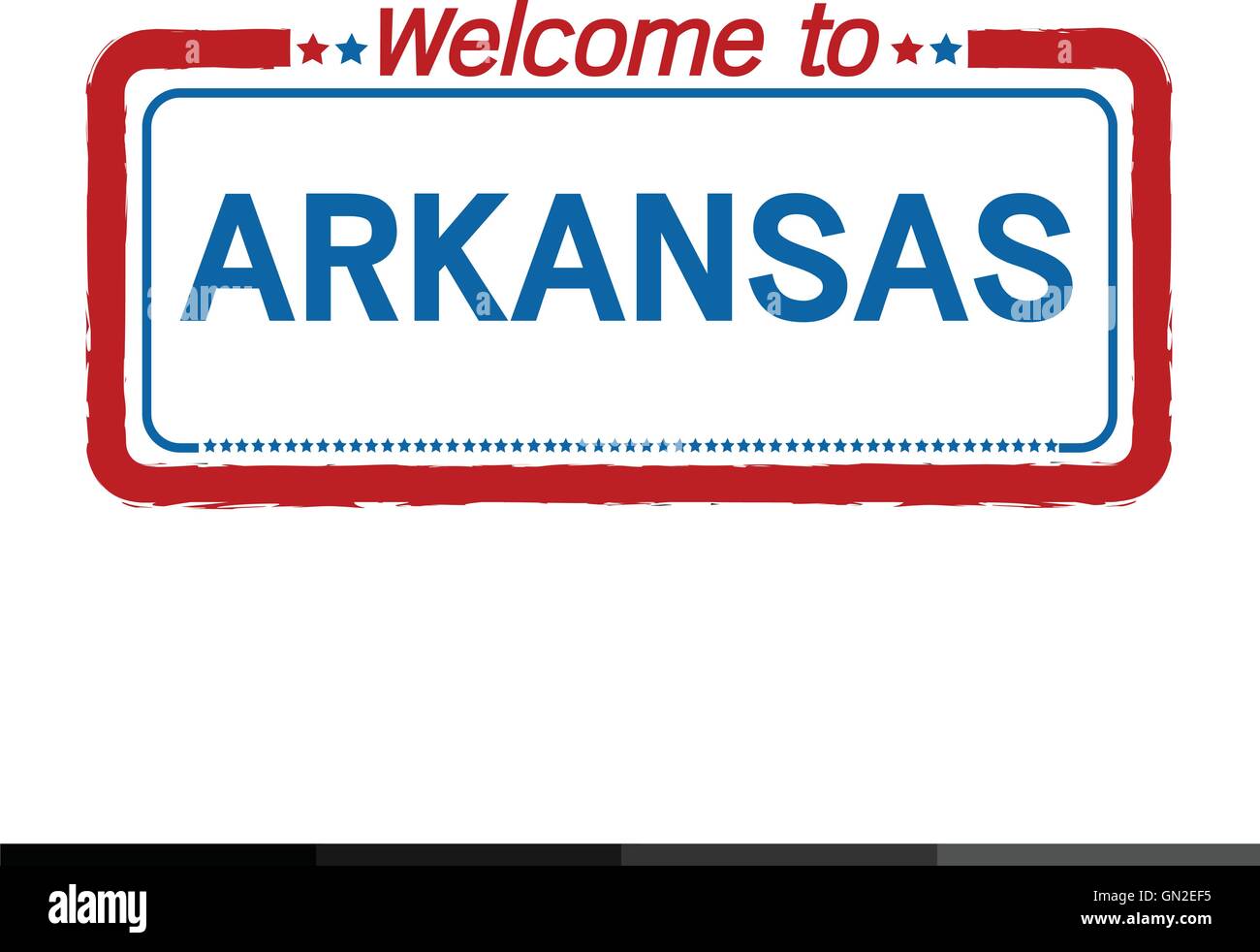 Welcome to arkansas sign Stock Vector Images - Alamy
