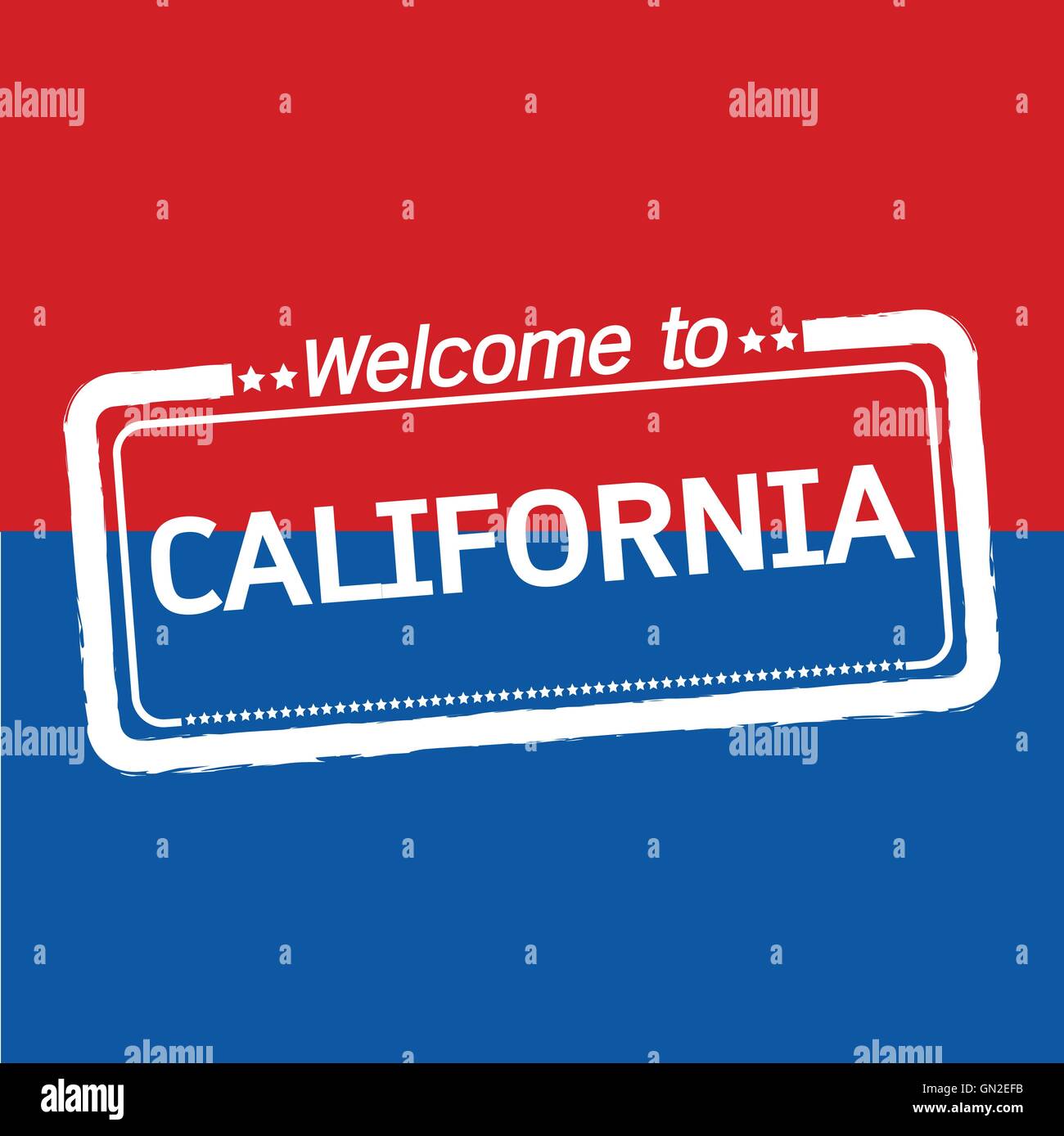 Welcome to california Stock Vector Images - Alamy