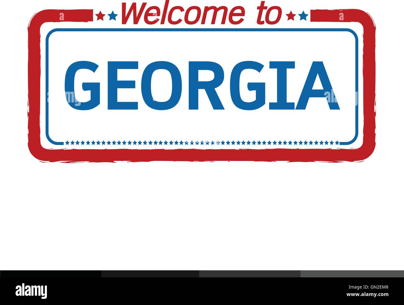 Georgia welcome sign Stock Vector Images - Alamy