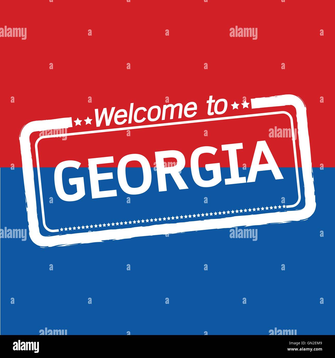 Georgia welcome sign Stock Vector Images - Alamy