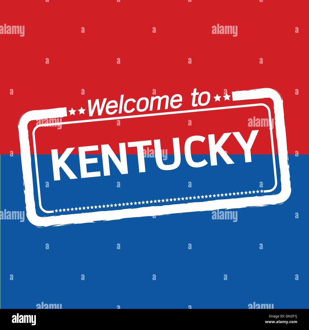Kentucky stamp vector vectors hi-res stock photography and images - Alamy