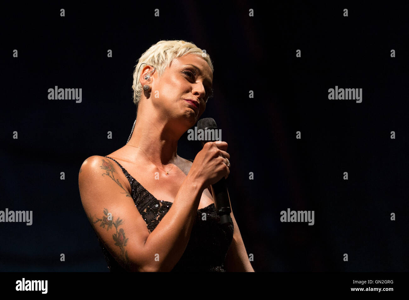 August 26, 2016. Cascais, Portugal. Fado singer, Mariza Credit ...
