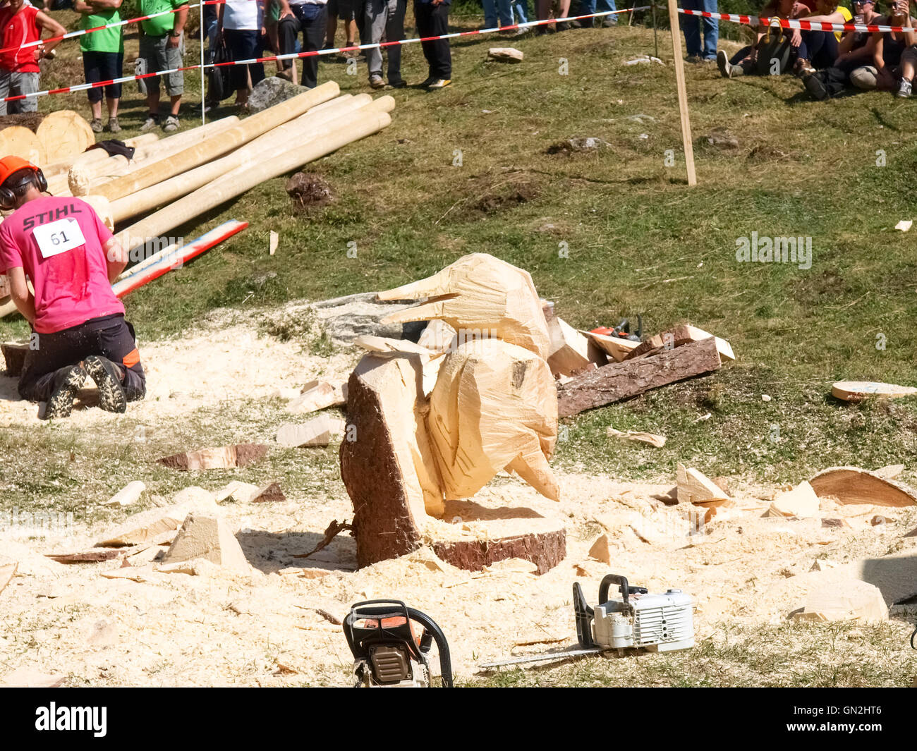 Cioss Prato Bedretto, Switzerland - August 27, 2016: 26th edition of ...