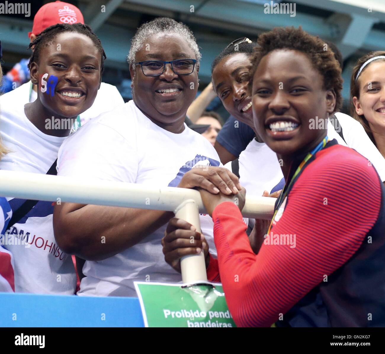 Rio de Janeiro, Brazil. 19th Aug, 2016. The family of the gold medal ...