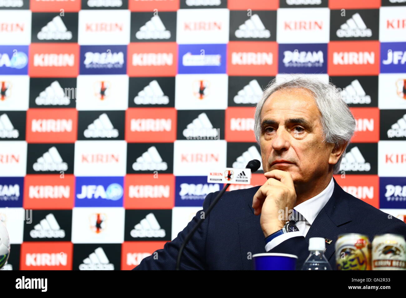 Vahid Halilhodzic (JPN), AUGUST 25, 2016 - Football / Soccer : Japan's ...