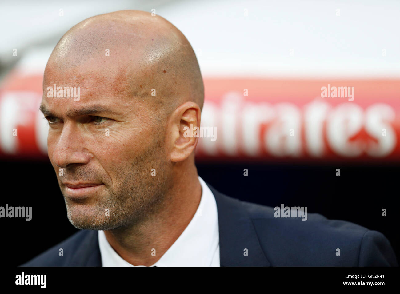 Zinedine Zidane (Real), August 27 2016 - Football/Soccer : Spanish ...