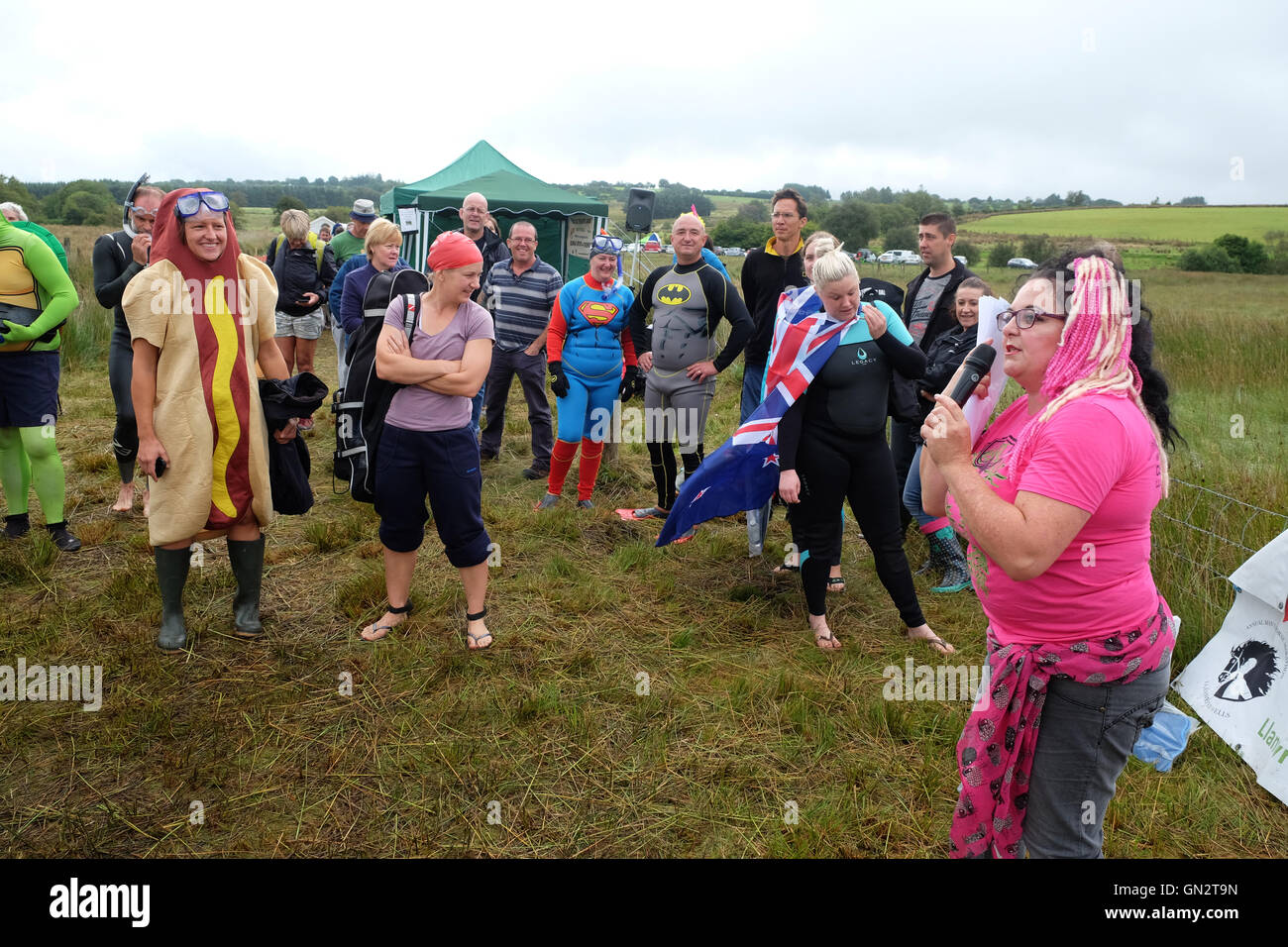 31st World Bog Snorkelling Championships, Llanwrtyd Wells, Powys, Wales ...