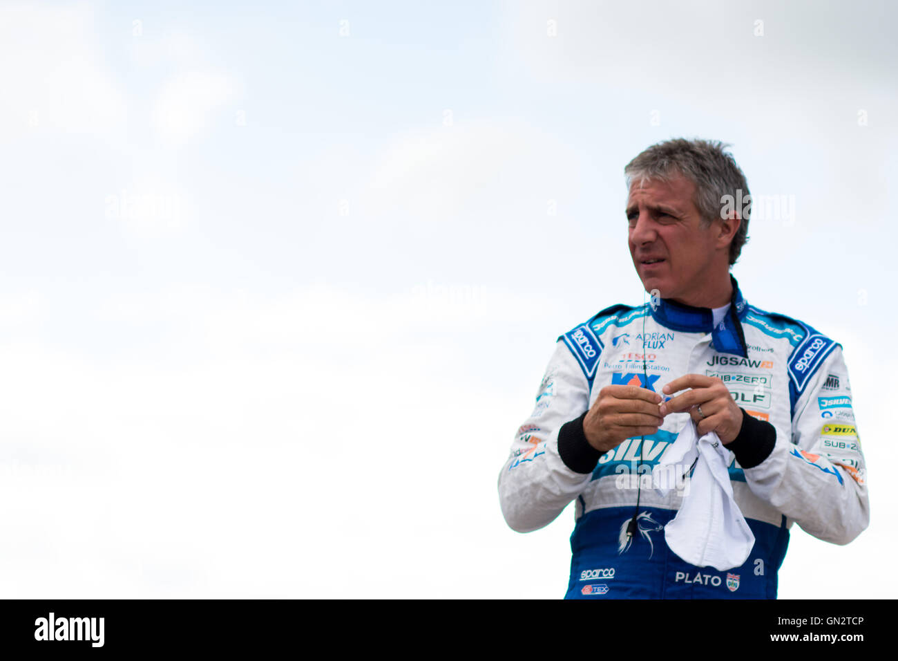Corby, Northamptonshire, UK. 28th August, 2016. BTCC racing driver ...