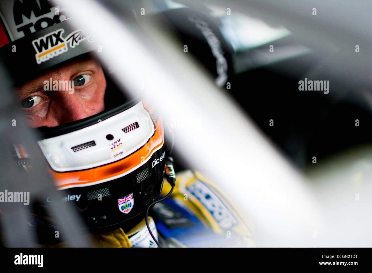Corby, Northamptonshire, UK. 28th August, 2016. BTCC racing driver Adam ...