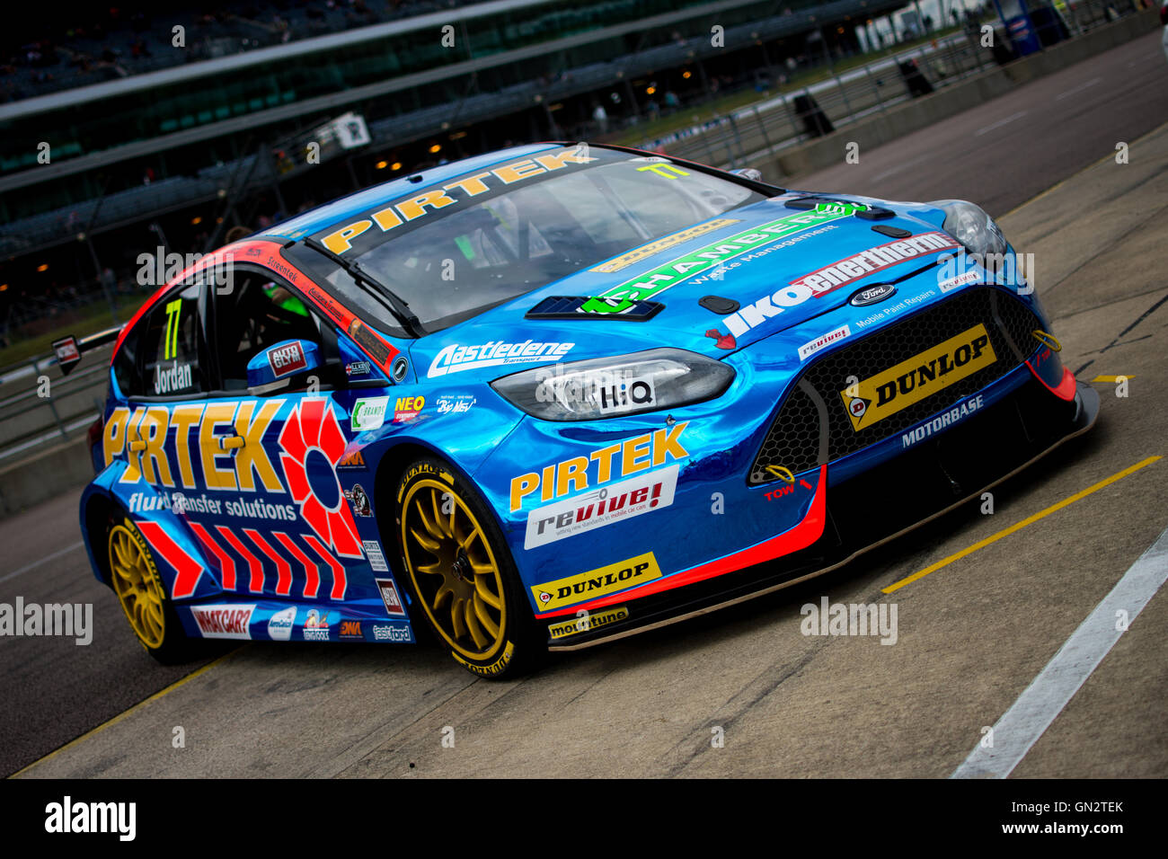 Corby, Northamptonshire, UK. 28th August, 2016. BTCC racing driver ...