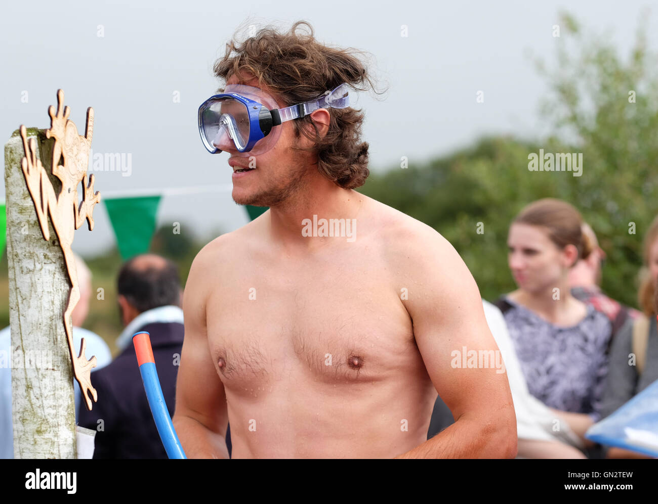 31st World Bog Snorkelling Championships, Llanwrtyd Wells, Powys, Wales ...