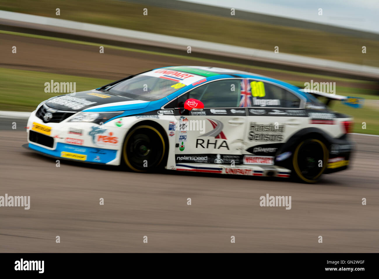 Corby, Northamptonshire, UK. 28th August, 2016. BTCC racing driver Tom ...