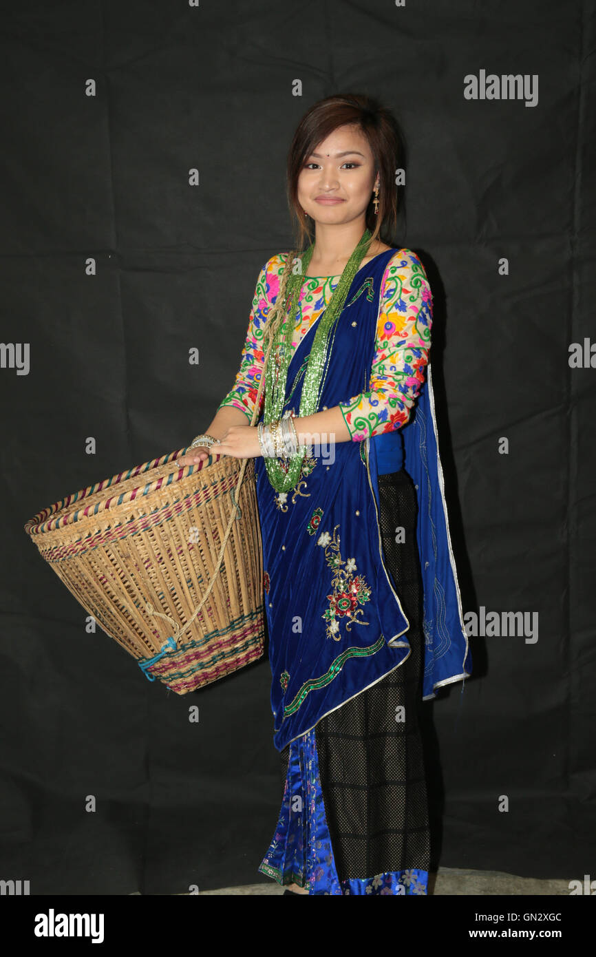 Nepal dress colors hi-res stock photography and images - Alamy