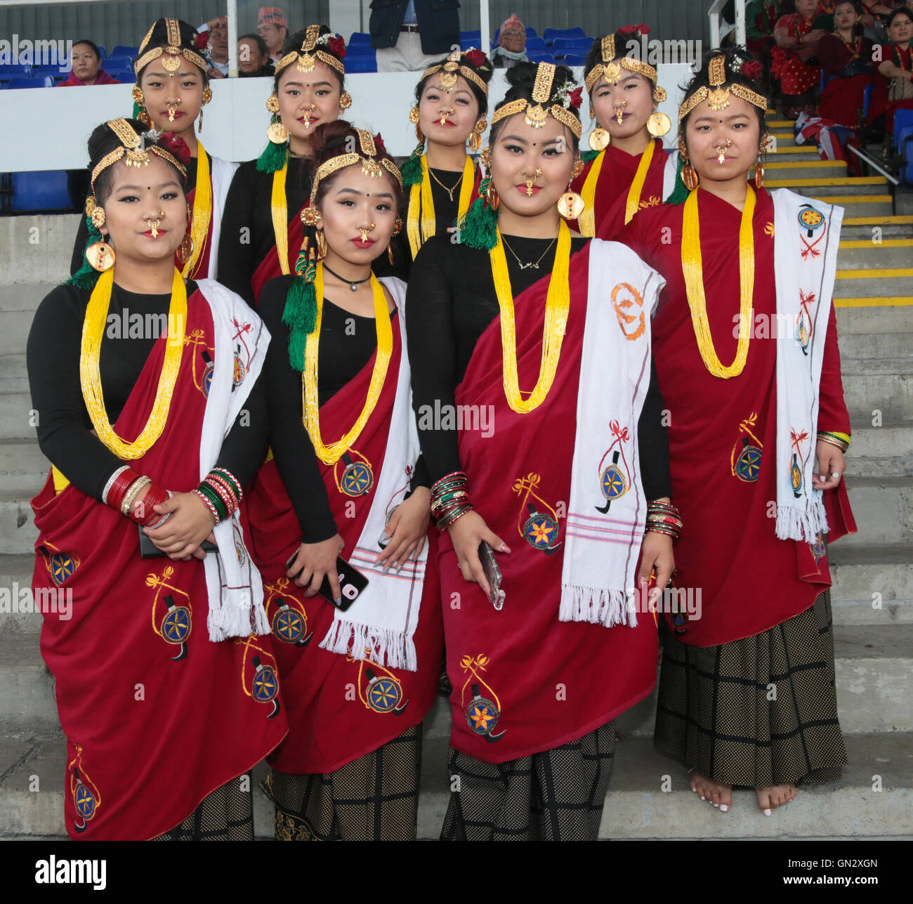 Nepal dress colors hi-res stock photography and images - Alamy