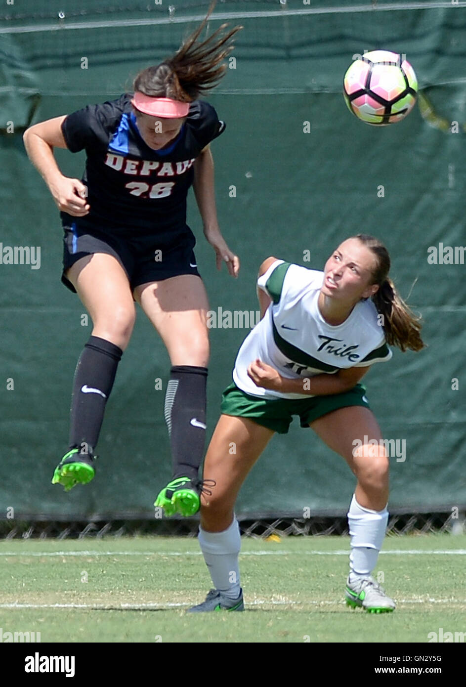 Williamsburg, VA, USA. 28th Aug, 2016. 20160828 -DePaul defender TAYLOR ...